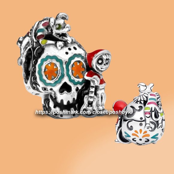 Pandora | Jewelry | Pandora Coco Miguel Dante Skull Glowinthedark Charm ...